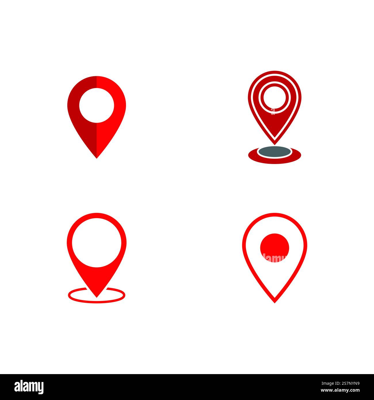 Location logo vector illustration business element and symbol Stock ...