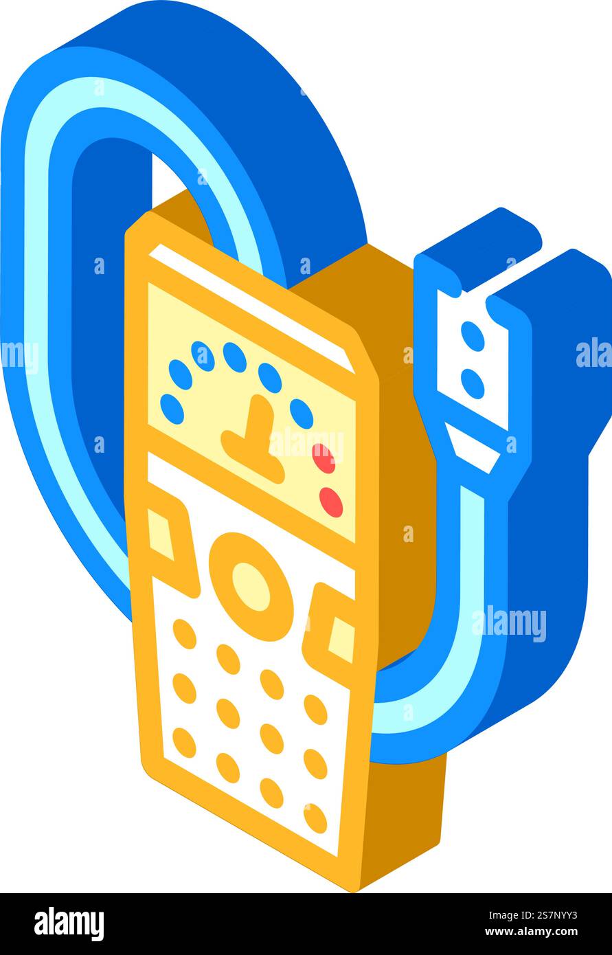 leak detector gas service isometric icon vector. leak detector gas ...