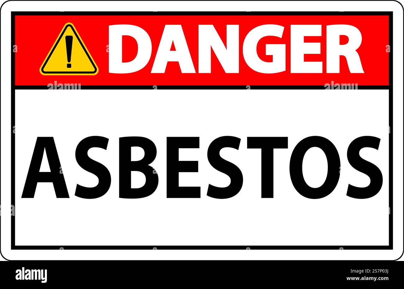 Asbestos Danger Signs Asbestos Hazard Area Authorized Personnel Only ...