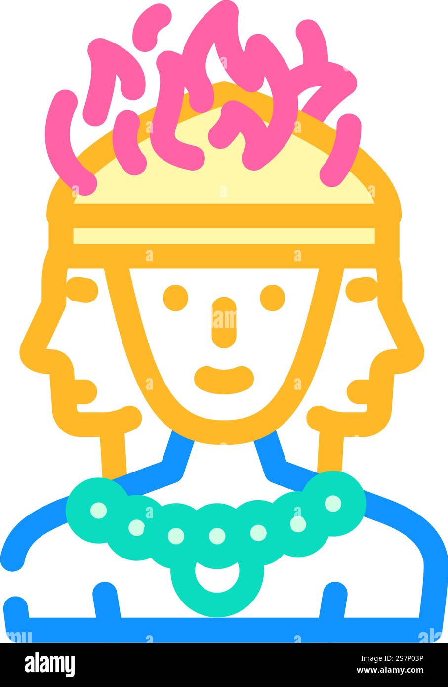 sacred fire agni color icon vector. sacred fire agni sign. isolated ...