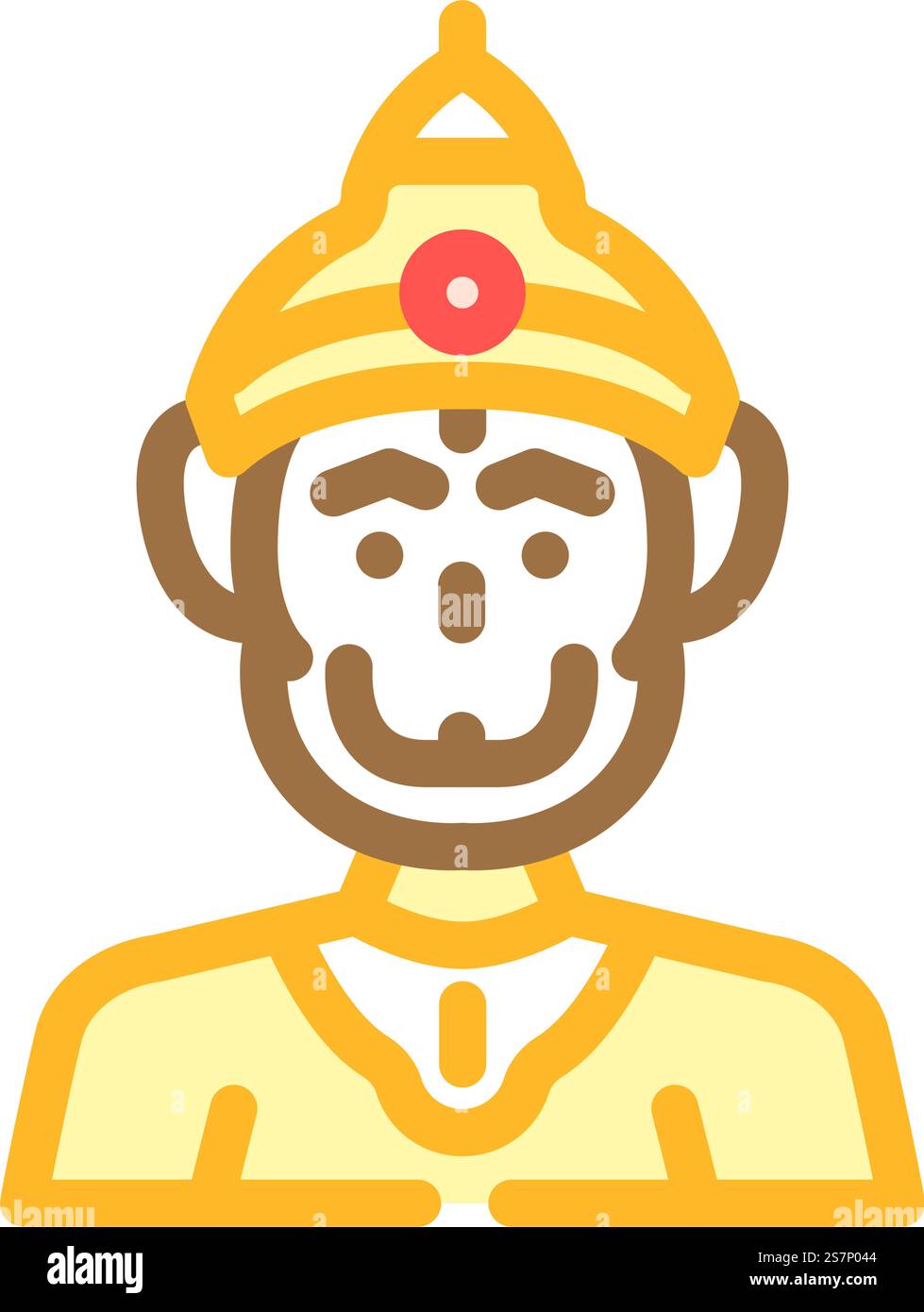 Hanuman temple statue Stock Vector Images - Alamy