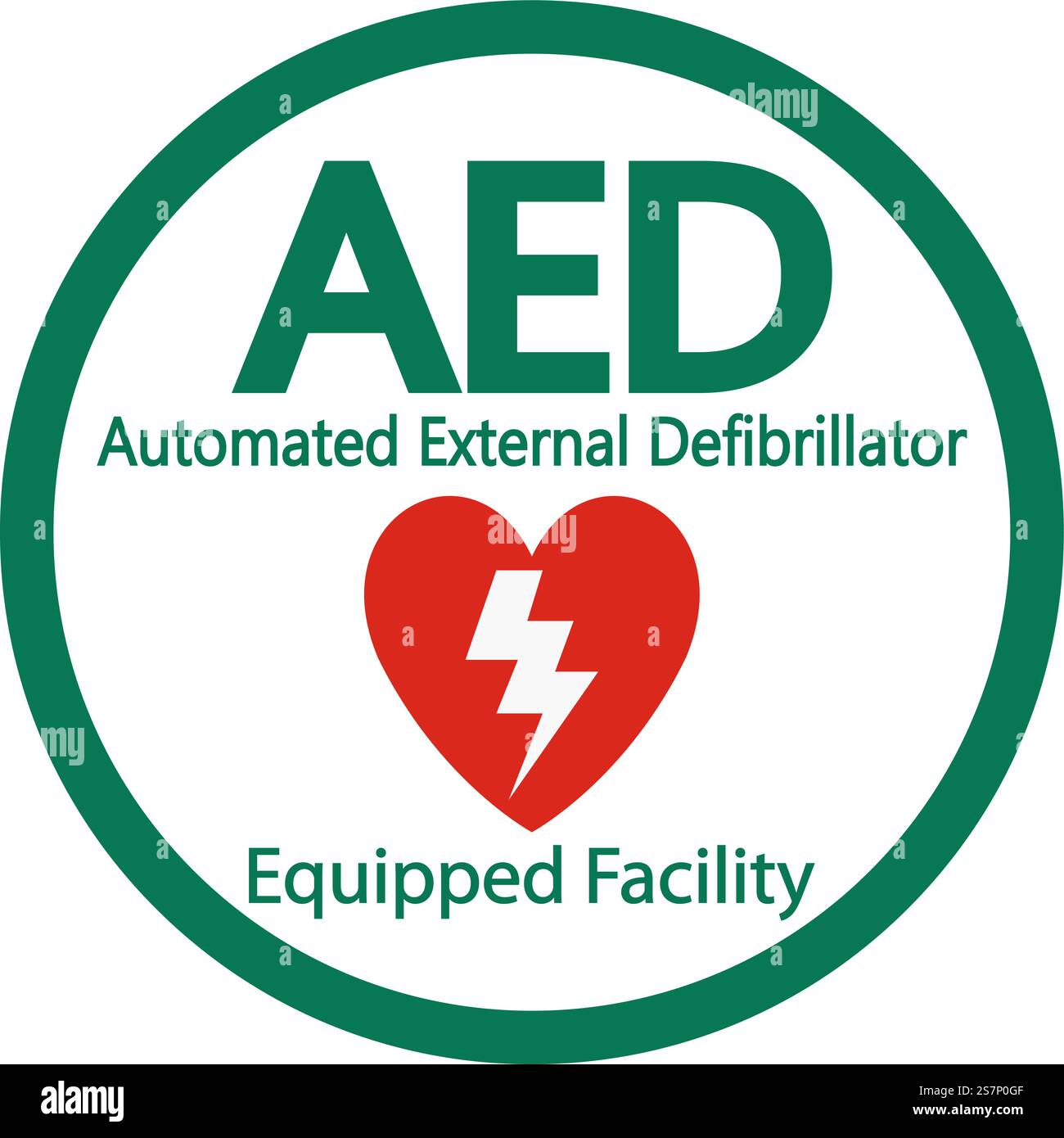 Face Adhesive AED Sign Symbol,label icon on white background Stock ...