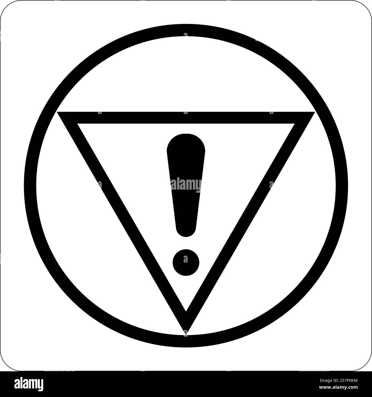 Safety Symbol Label Emergency Stop Symbol Label Stock Vector Image ...