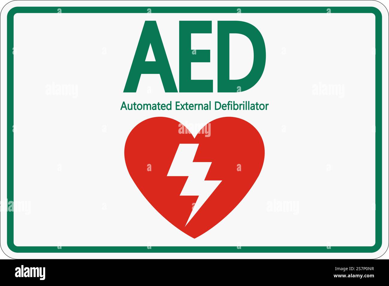 Face Adhesive AED Sign Symbol,label icon on white background Stock ...