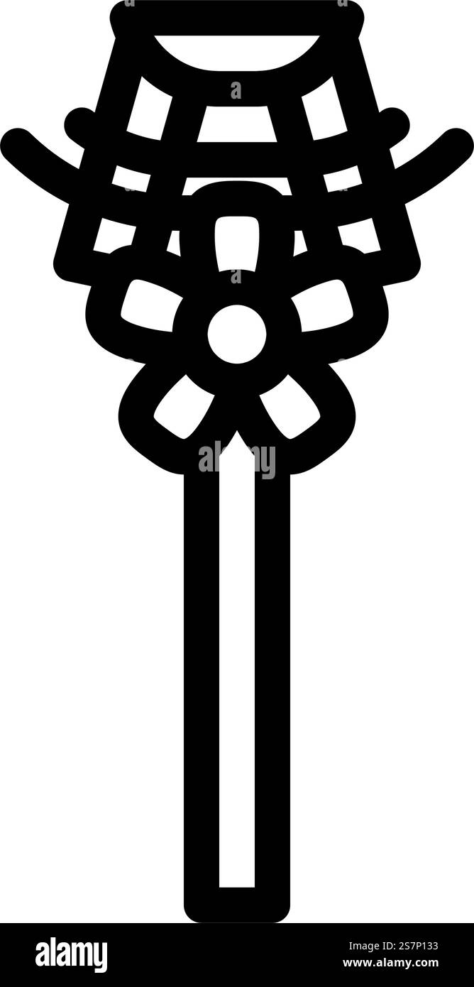 gohei wand shintoism line icon vector. gohei wand shintoism sign ...