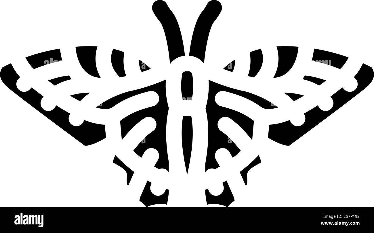 eastern tiger swallowtail summer glyph icon vector. eastern tiger ...