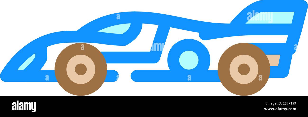 road race vehicle speed auto color icon vector. road race vehicle speed ...