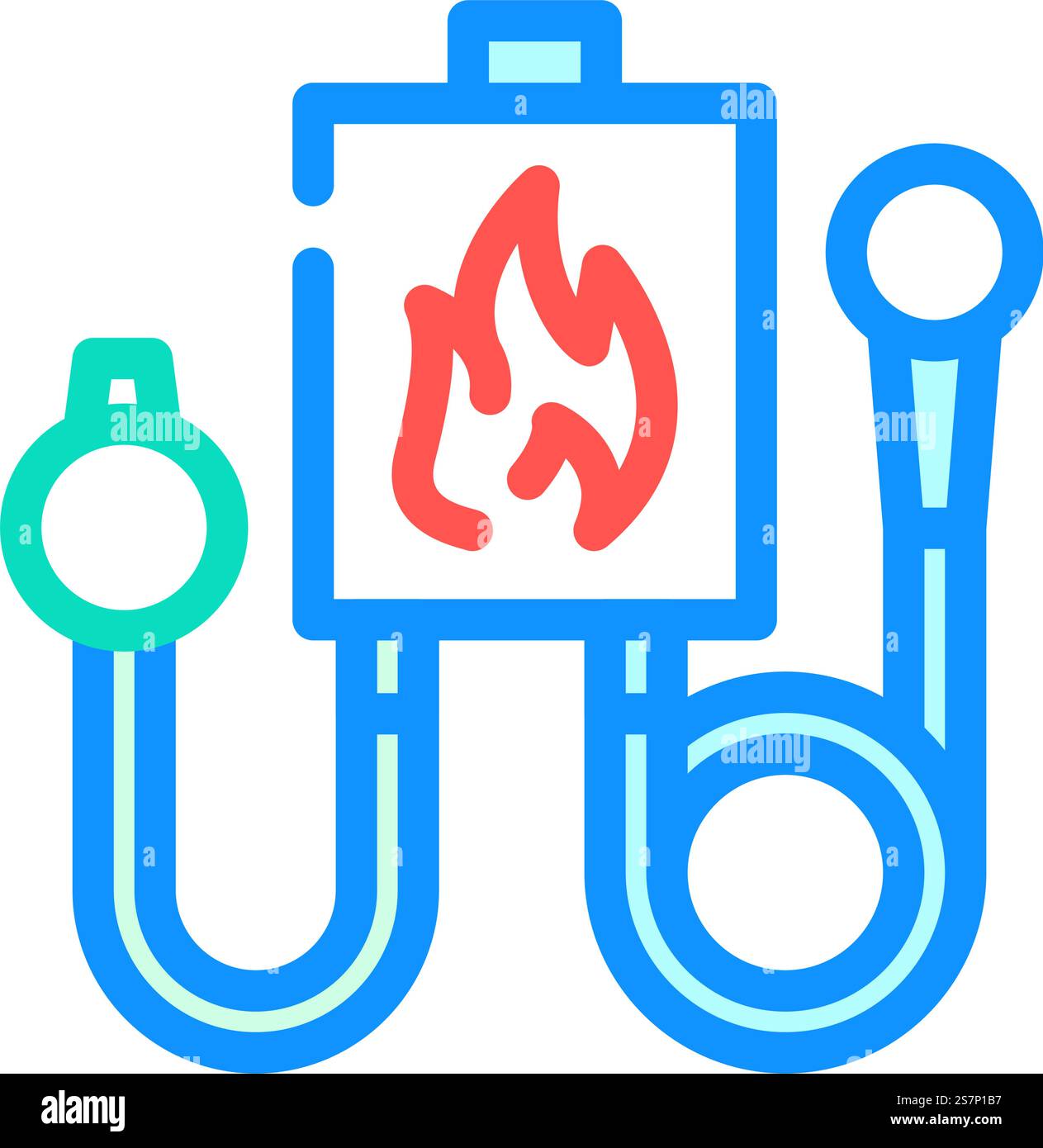 water heater gas service color icon vector. water heater gas service ...