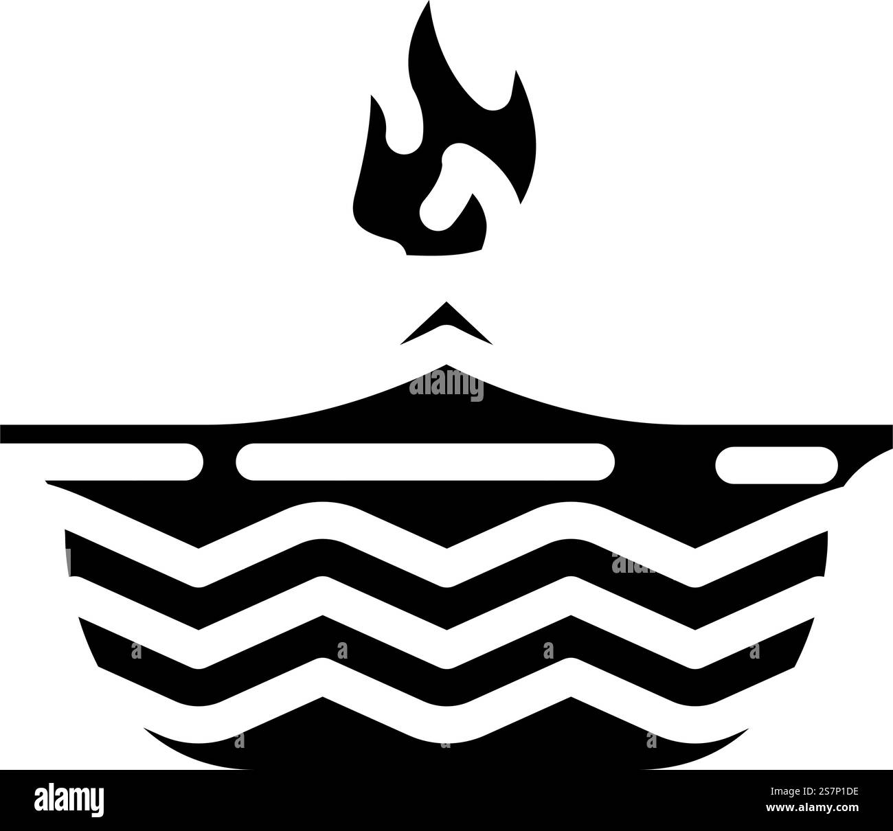 diya lamp hinduism glyph icon vector. diya lamp hinduism sign. isolated ...