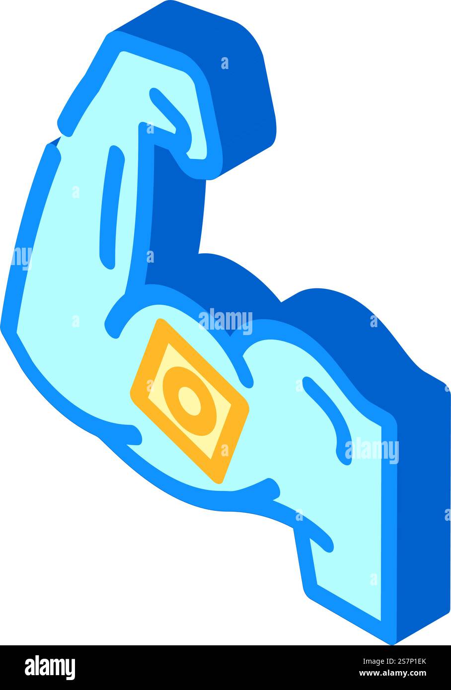 patch nicotine medical therapy isometric icon vector. patch nicotine ...