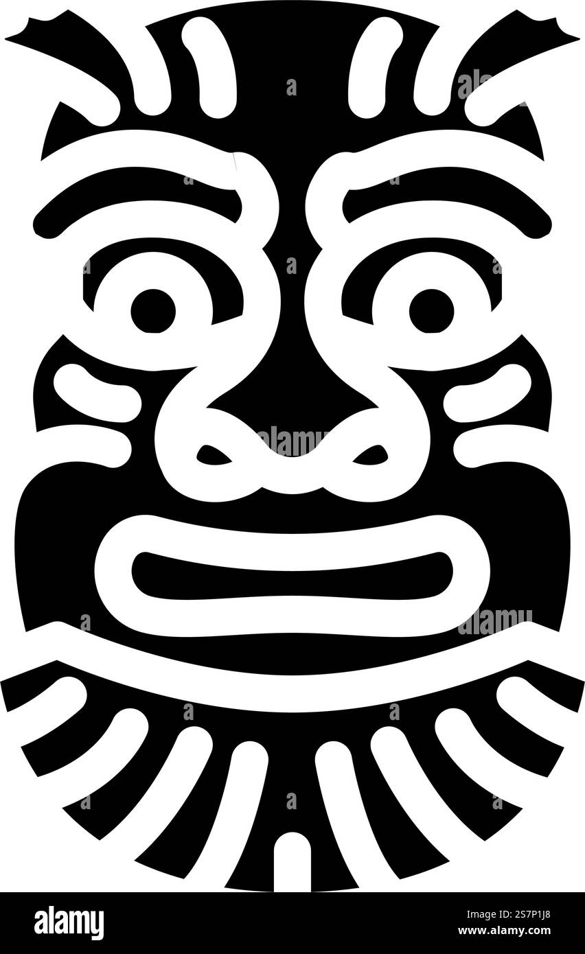 kagura dance mask shintoism glyph icon vector. kagura dance mask ...