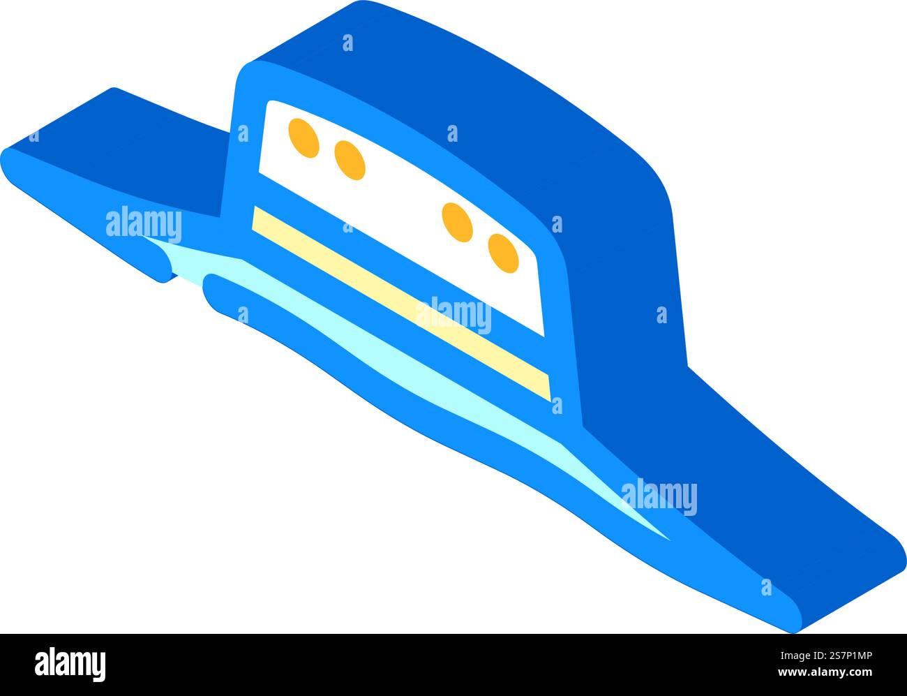 cricket hat cap isometric icon vector. cricket hat cap sign. isolated ...