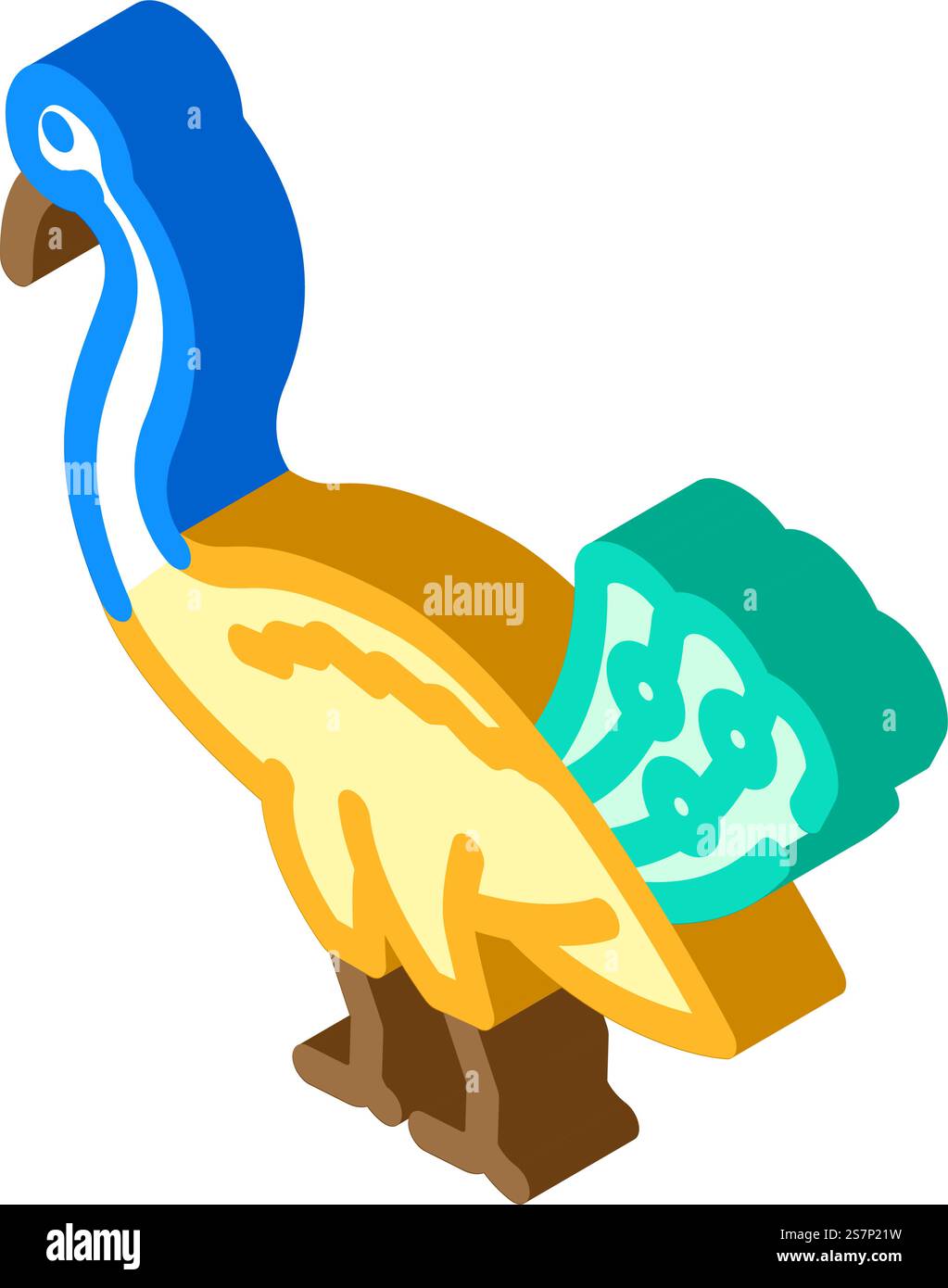 peacock vehicle kartikeya isometric icon vector. peacock vehicle ...