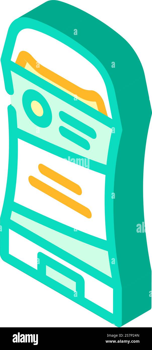deodorant hygiene isometric icon vector. deodorant hygiene sign ...