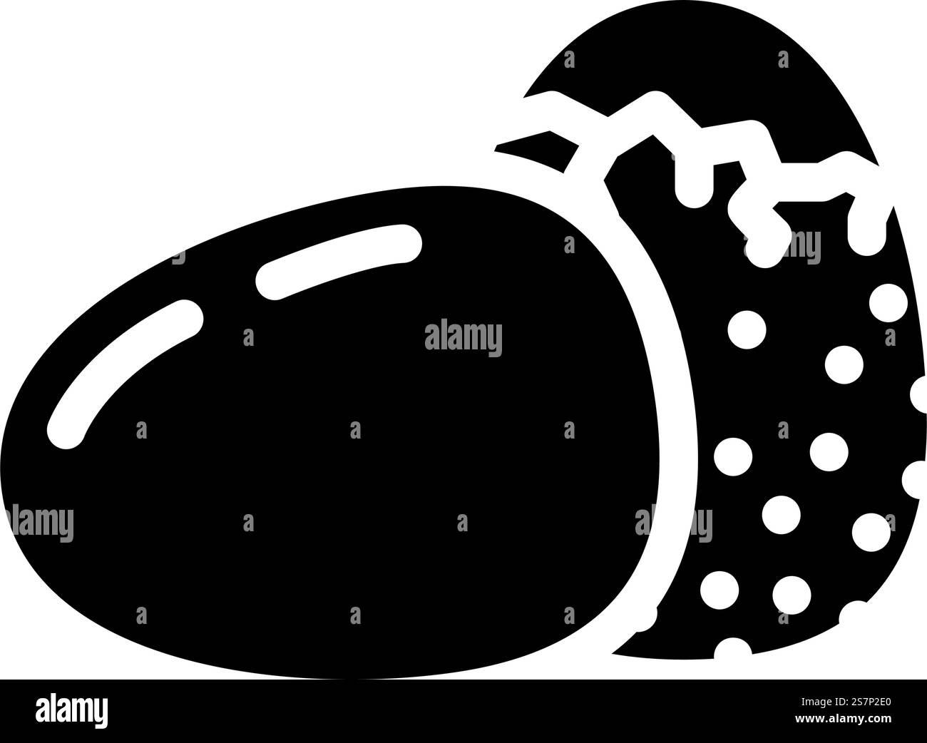 egg farm hen glyph icon vector. egg farm hen sign. isolated symbol ...