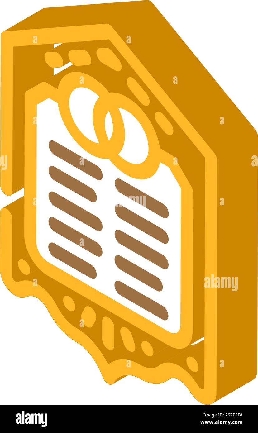 ketubah marriage contract isometric icon vector. ketubah marriage ...