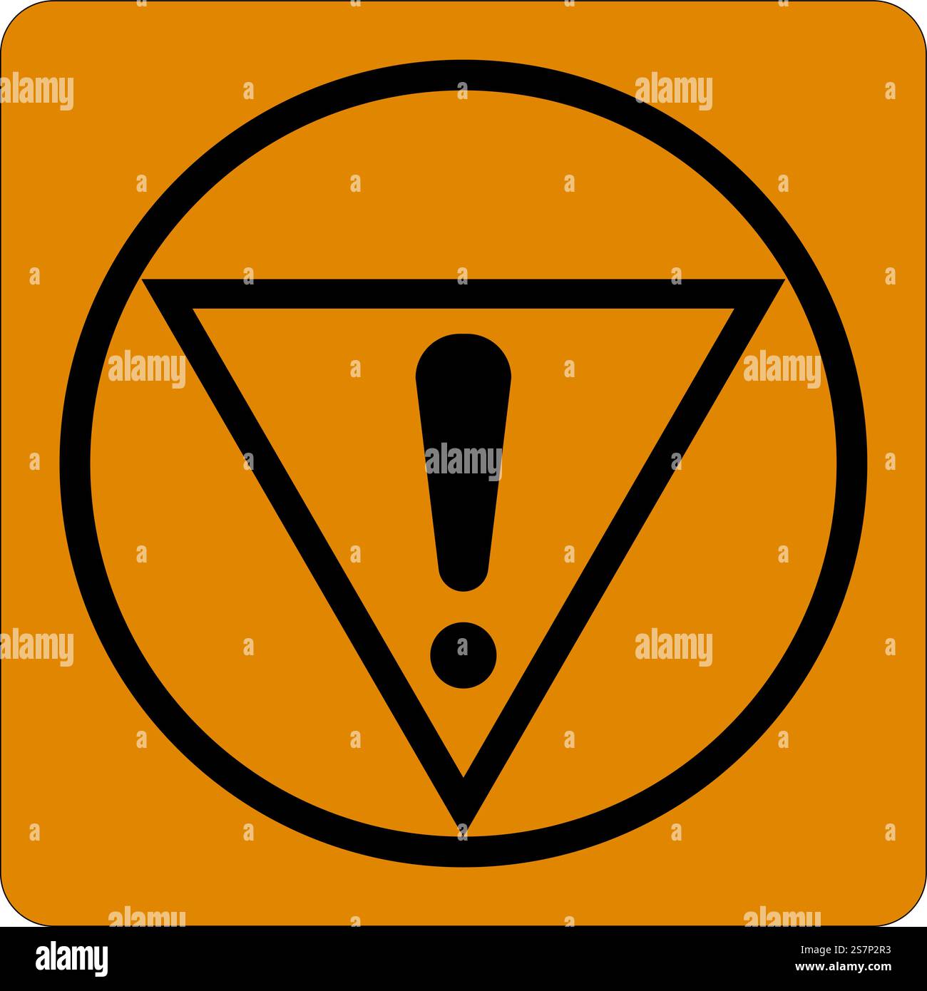 Safety Symbol Label Emergency Stop Symbol Label Stock Vector Image ...