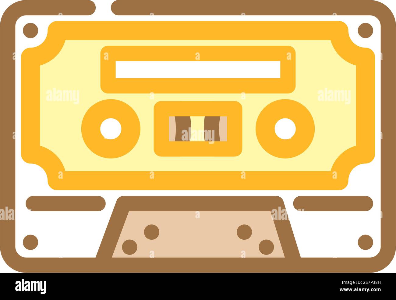cassette tape retro music color icon vector. cassette tape retro music ...
