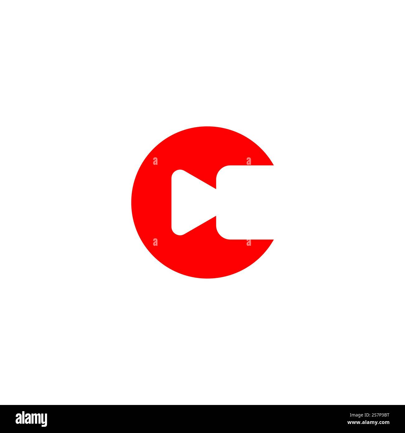 Letter C Video Logo Design Template Stock Vector Image & Art - Alamy