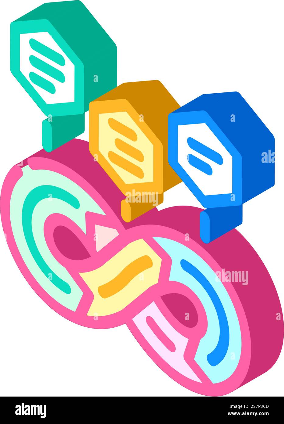 devops software isometric icon vector. devops software sign. isolated ...