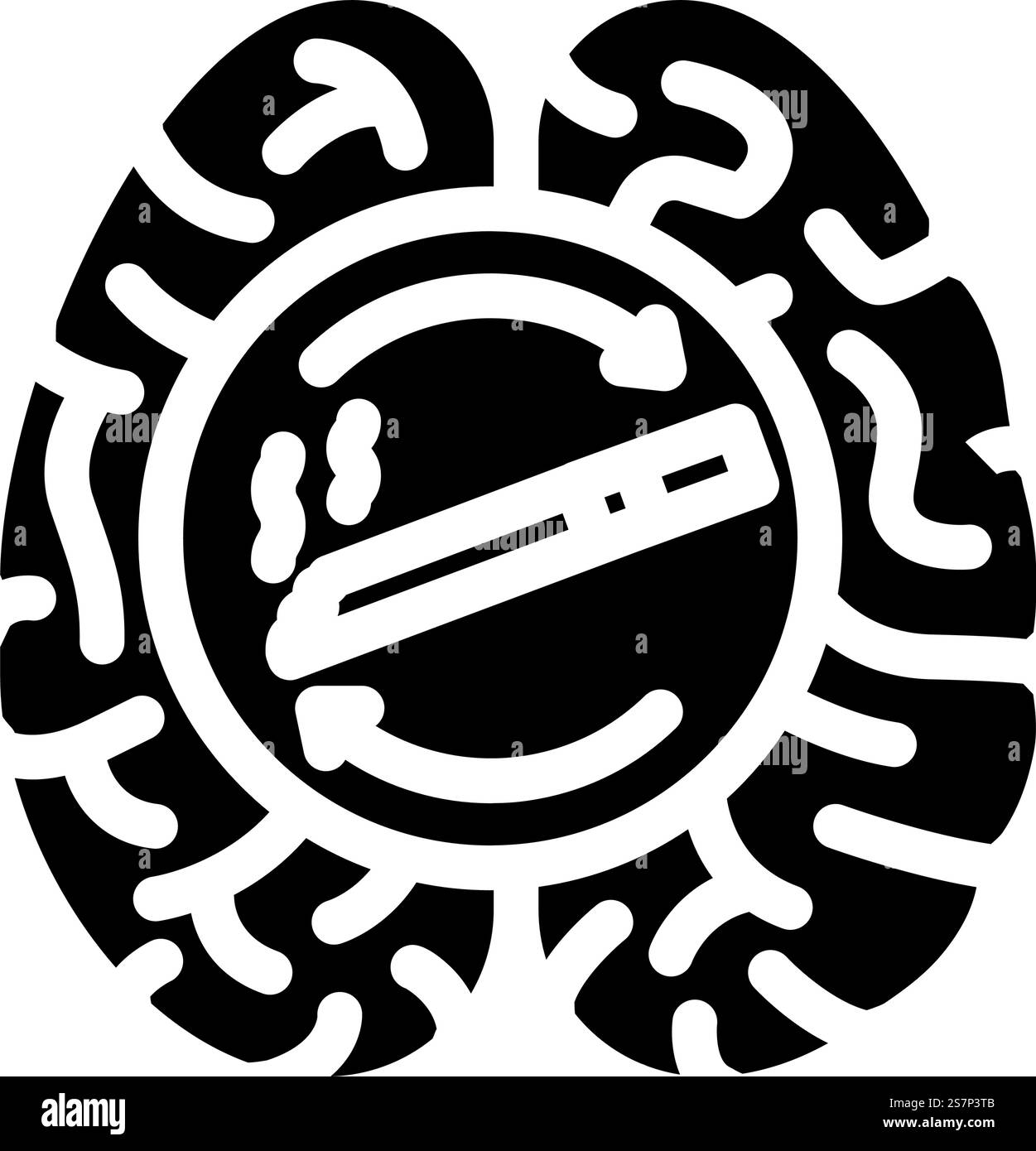 addiction nicotine tobacco glyph icon vector. addiction nicotine ...