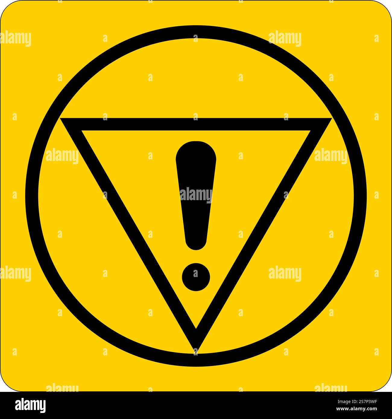 Safety Symbol Label Emergency Stop Symbol Label Stock Vector Image ...