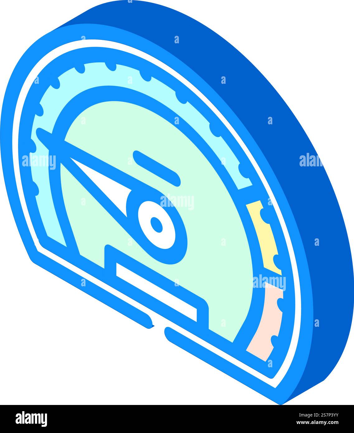 speedometer vehicle speed auto isometric icon vector. speedometer ...