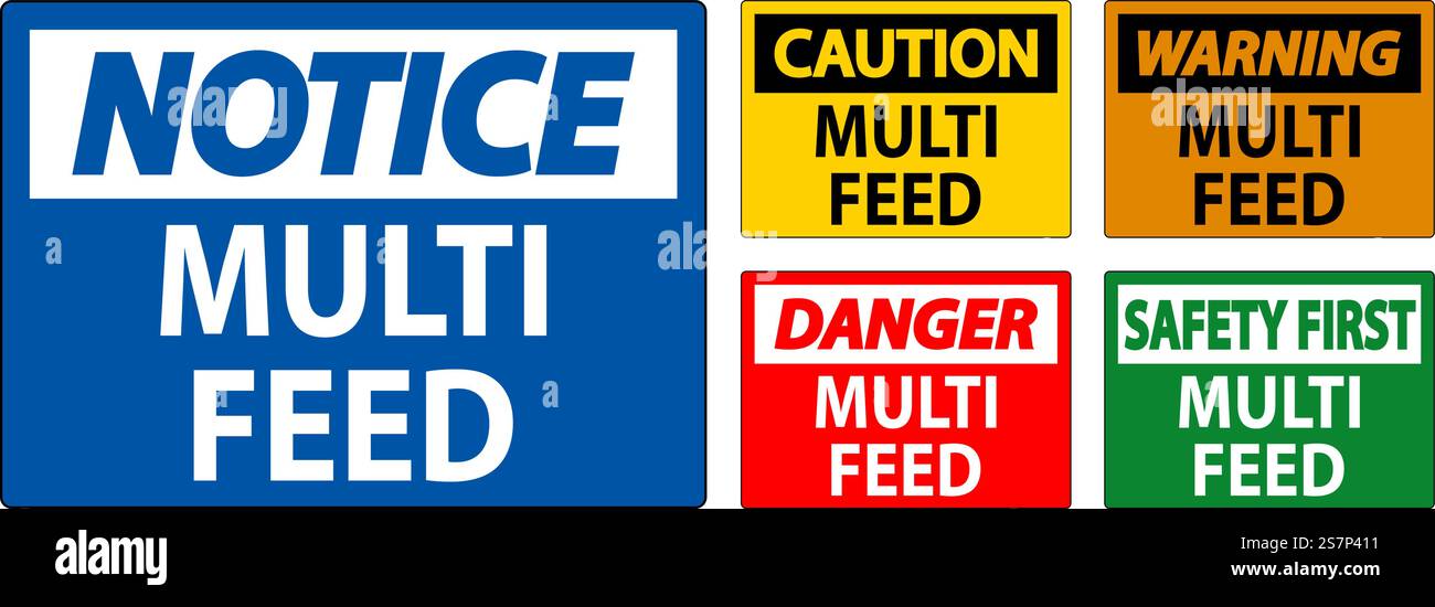 Multi feed label hi-res stock photography and images - Alamy