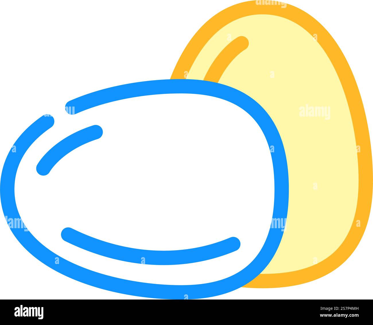 egg chicken hen color icon vector. egg chicken hen sign. isolated ...