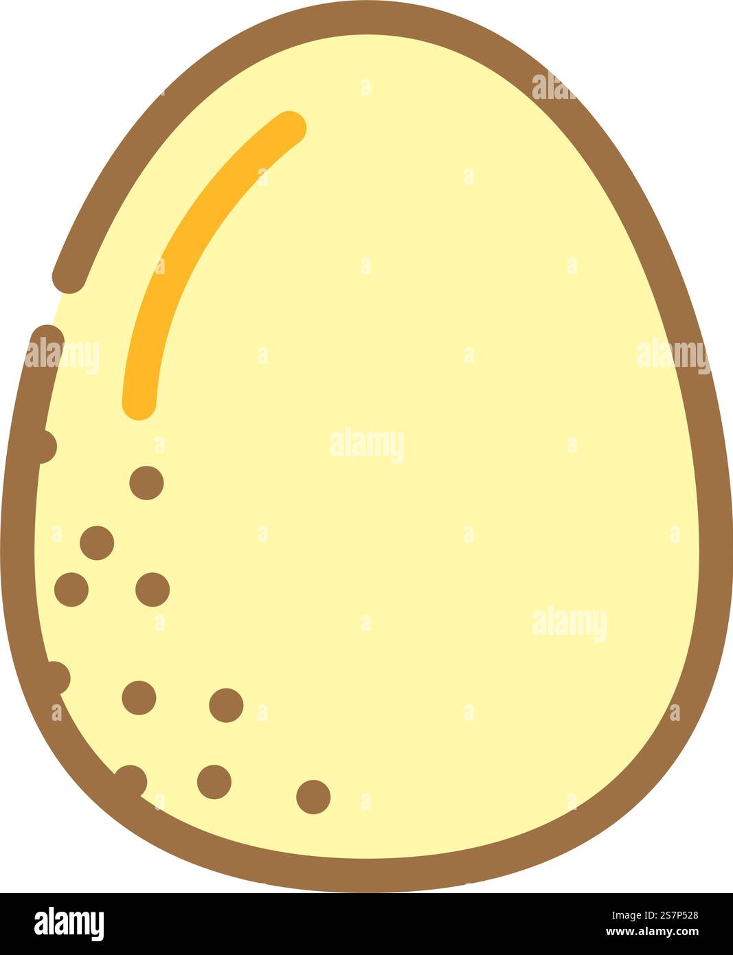 egg food hen color icon vector. egg food hen sign. isolated symbol ...