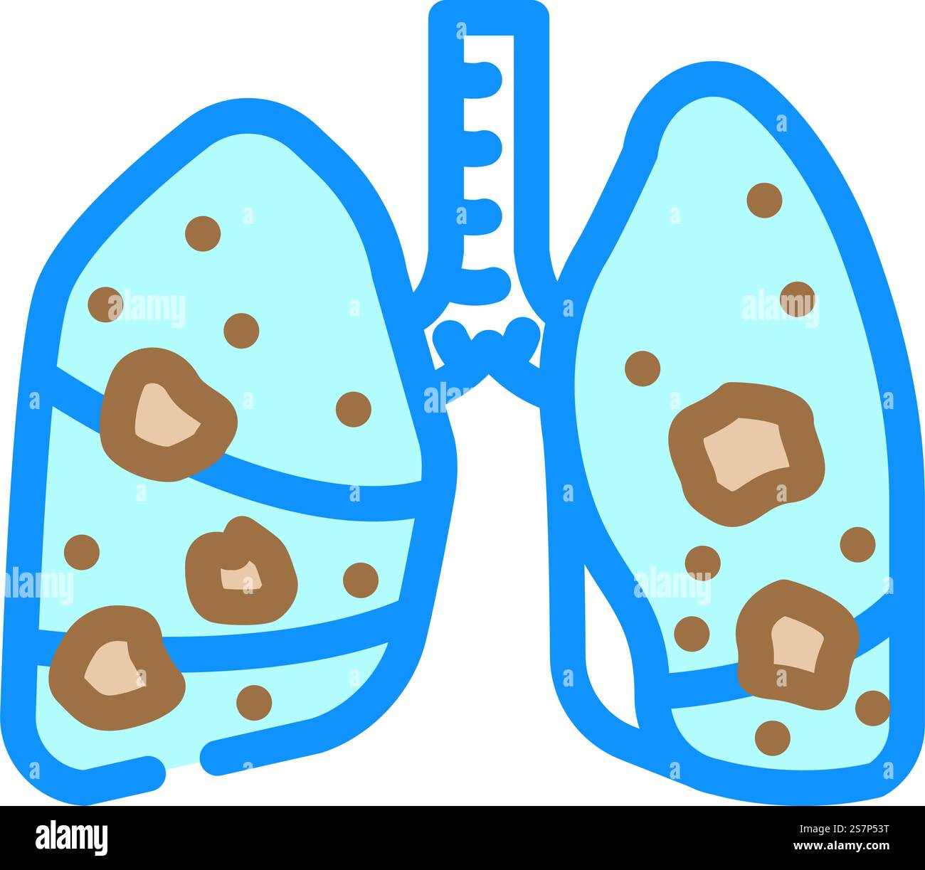 health nicotine color icon vector. health nicotine sign. isolated ...
