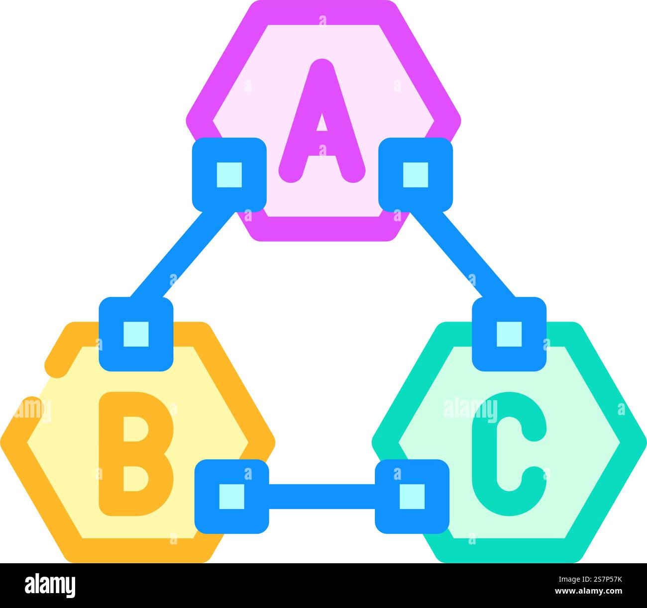 microservices software color icon vector. microservices software sign ...