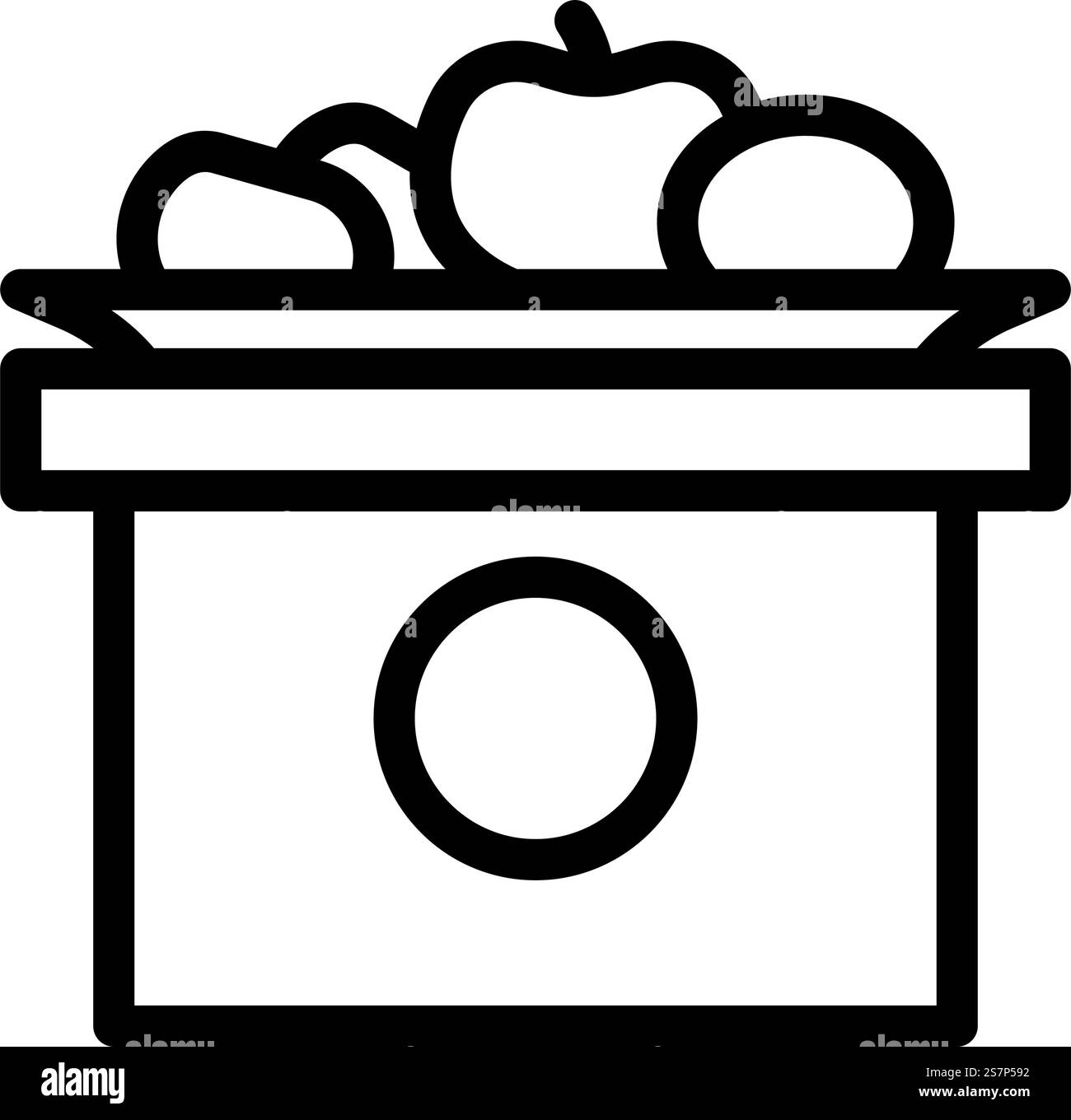 shinsen food offering shintoism line icon vector. shinsen food offering ...
