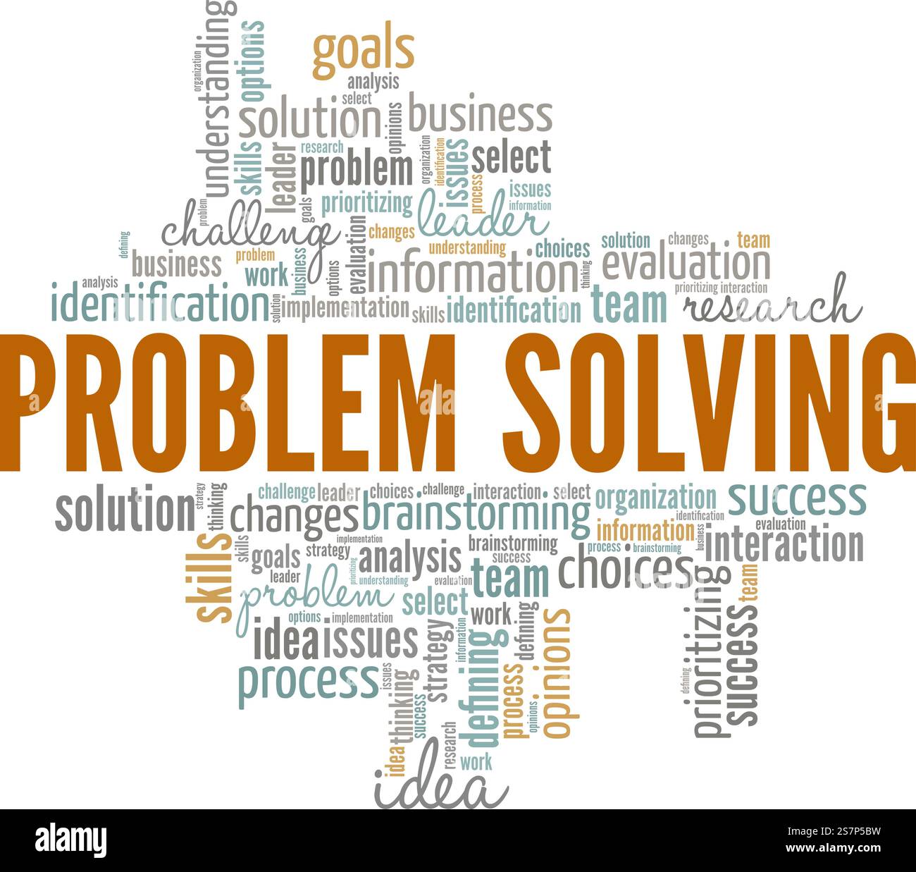 Problem Solving conceptual vector illustration word cloud isolated on ...