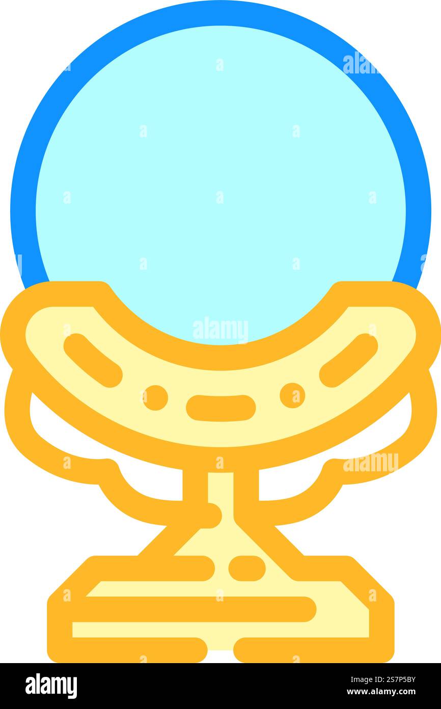 shintai mirror shintoism color icon vector. shintai mirror shintoism ...