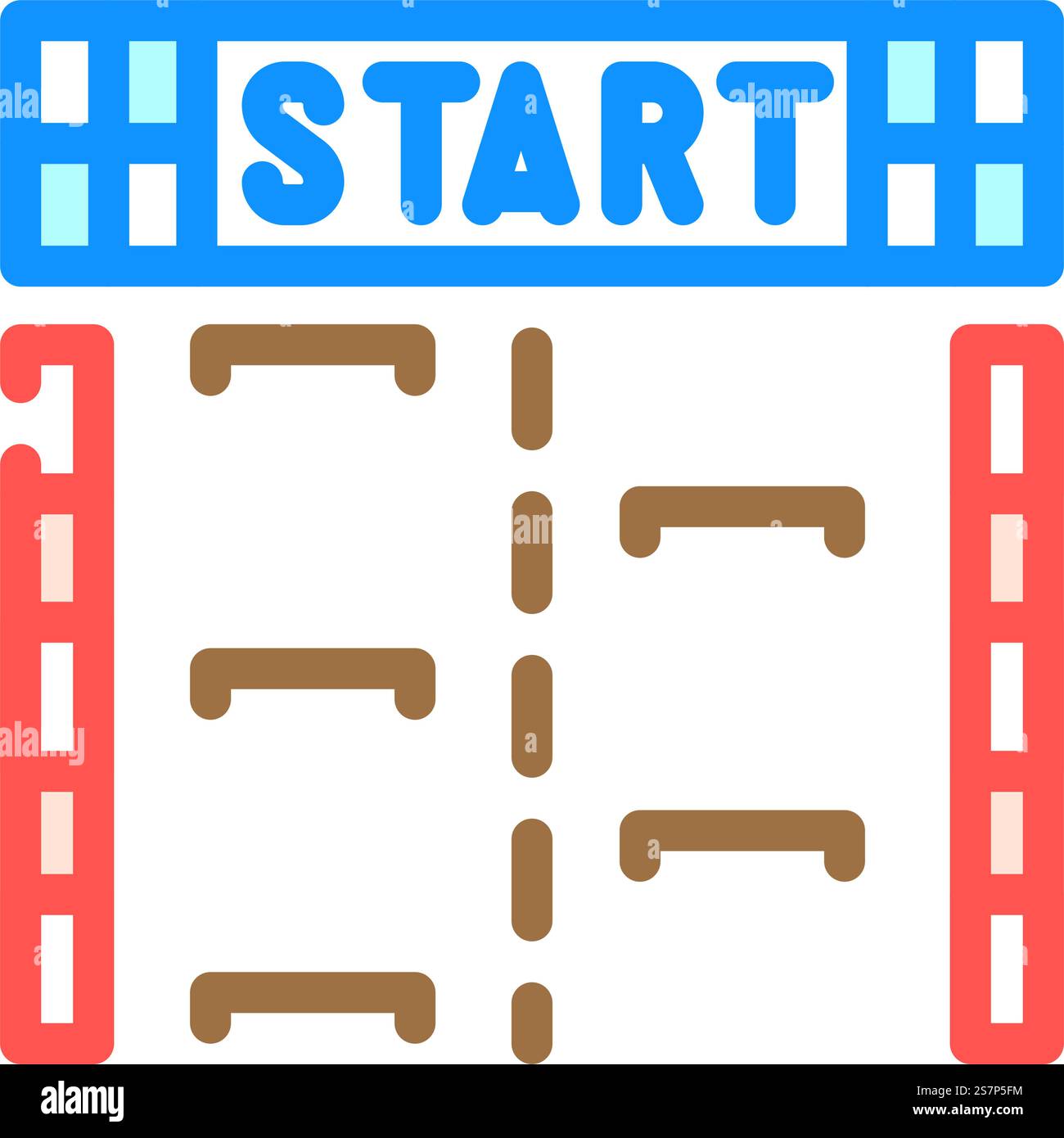 start vehicle speed auto color icon vector. start vehicle speed auto ...