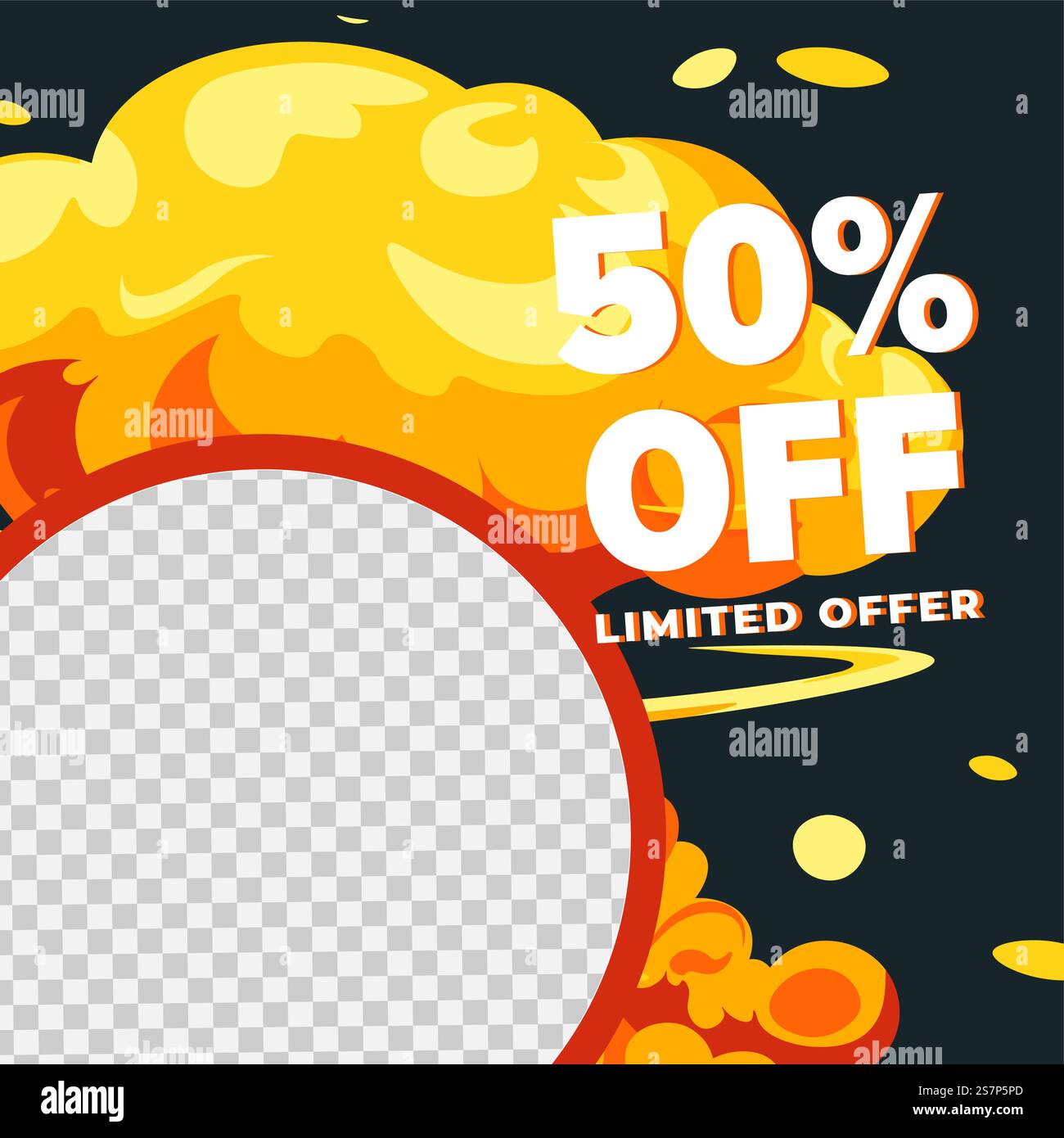 Limited time offer for clients of shops and stores, discounts on market ...