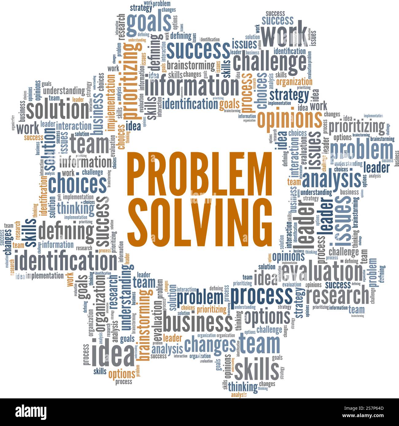 Problem Solving conceptual vector illustration word cloud isolated on ...