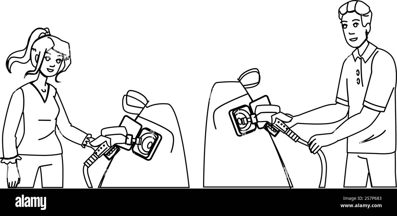 petrol station vector. fuel pump, oil service, gasoline industry ...