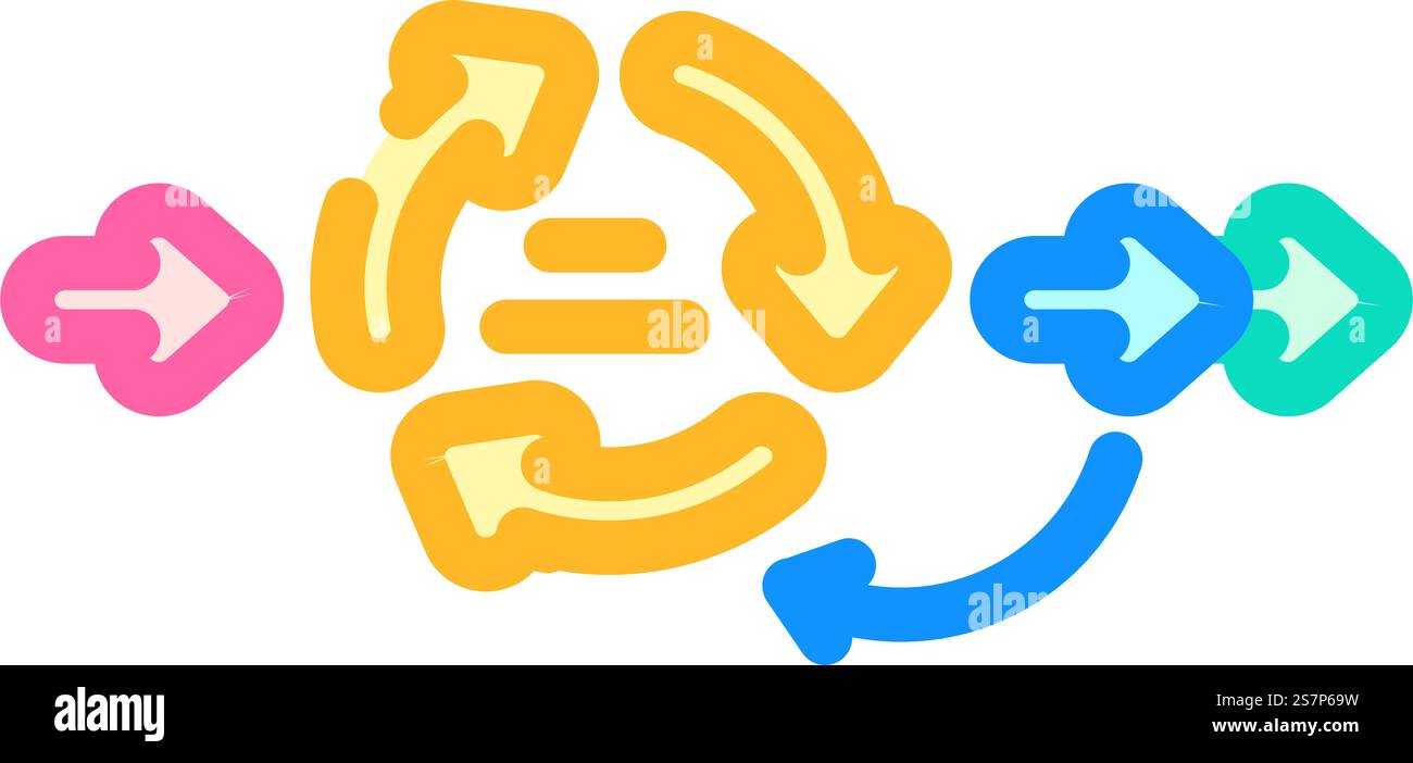 rapid application development software color icon vector. rapid ...