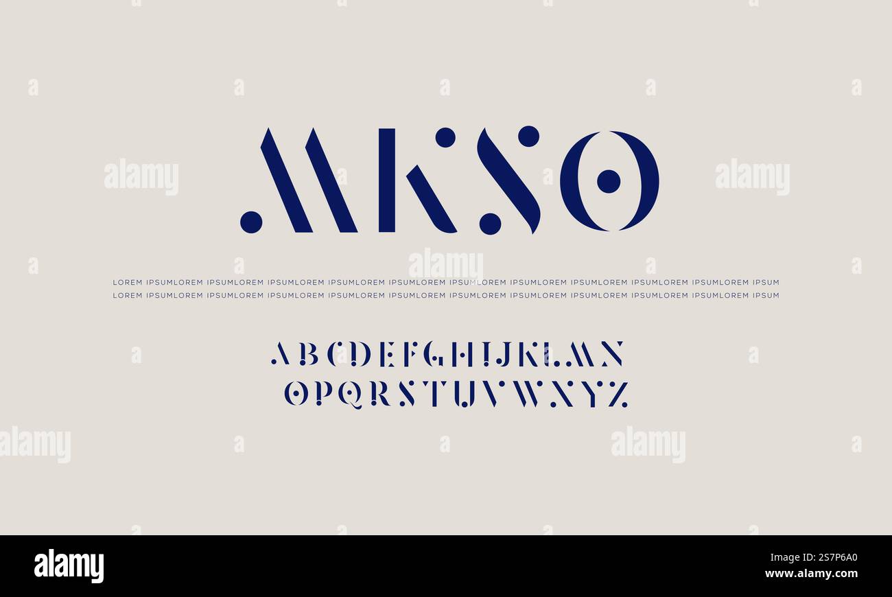 Abstract minimal modern alphabet fonts. Modern creative alphabet ...