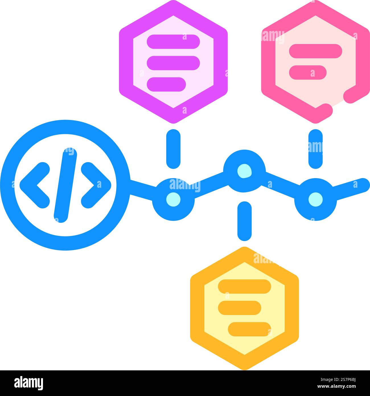 software deployment color icon vector. software deployment sign ...