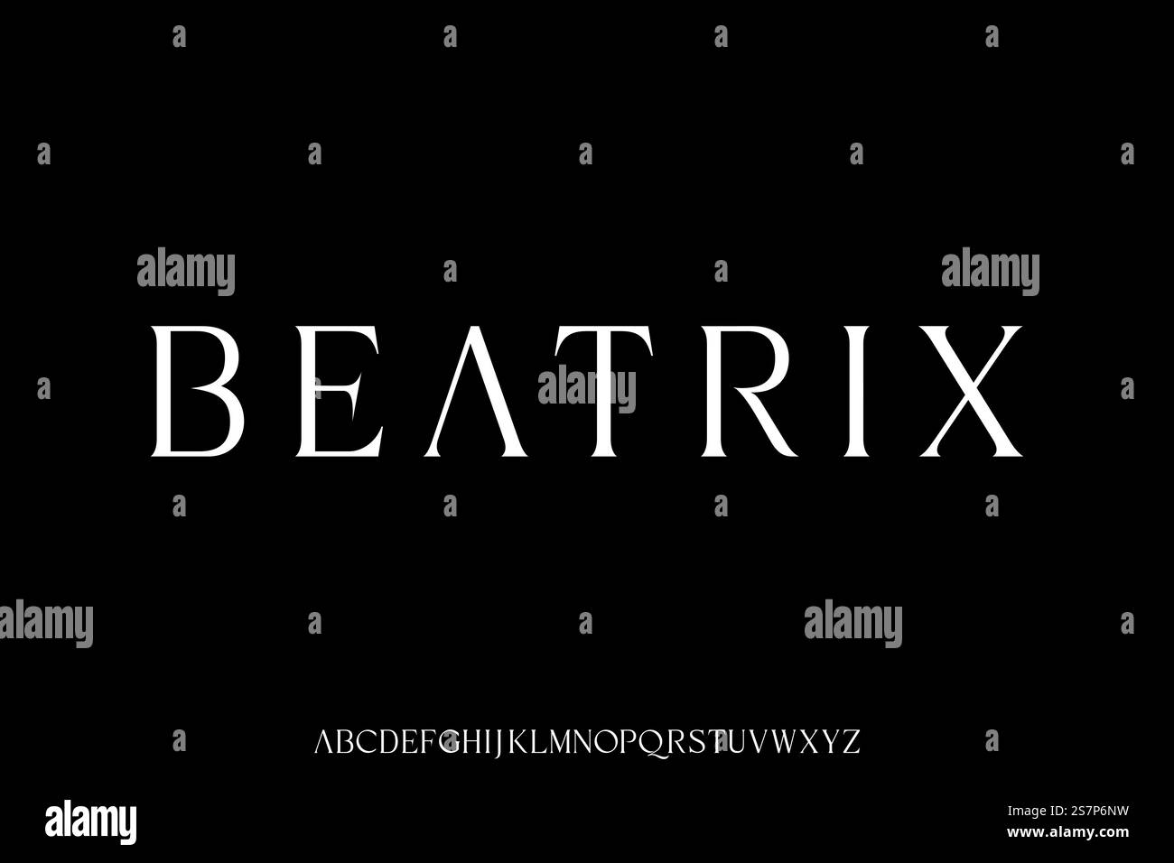 Elegant luxury serif font vector for your brand Stock Vector Image ...