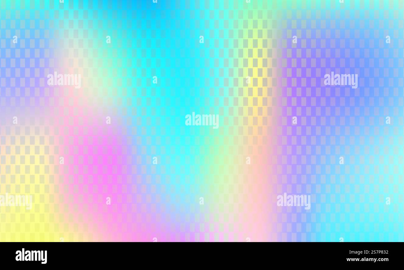 Holographic iridescent background, vector holograph foil texture and ...