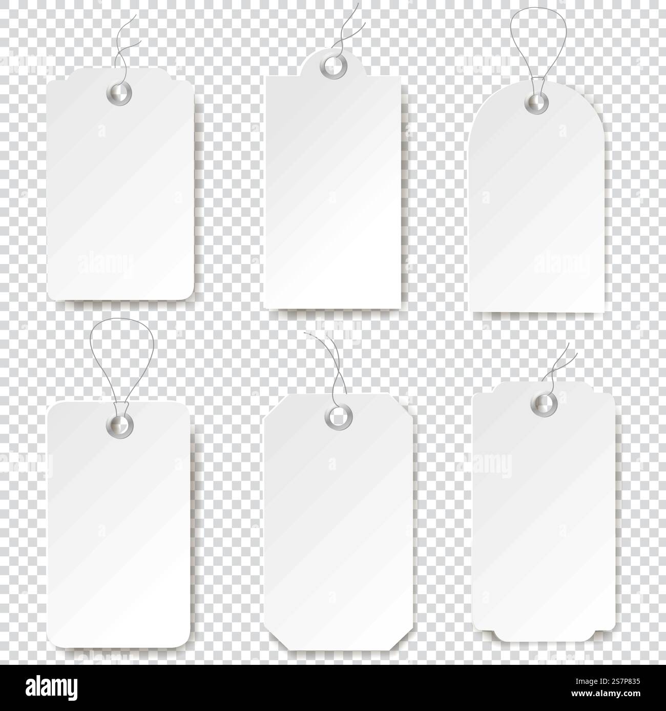 White Set Isolated Transparent Background With Gradient Mesh, Vector ...