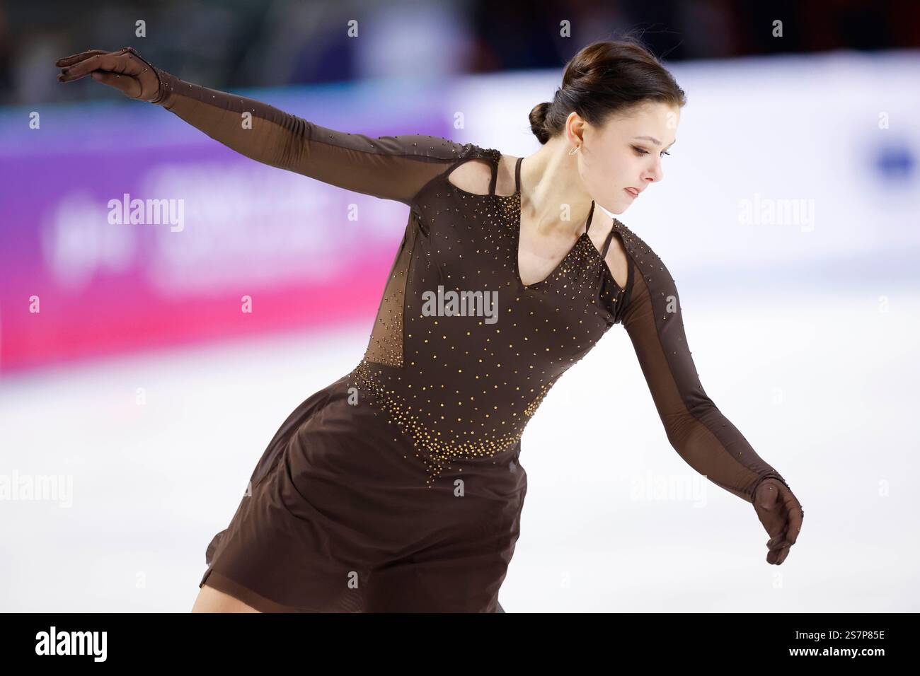 Sofia Samodelkina (KAZ) JANUARY 18, 2025 - Figure Skating : Torino 2025 FISU World University ...