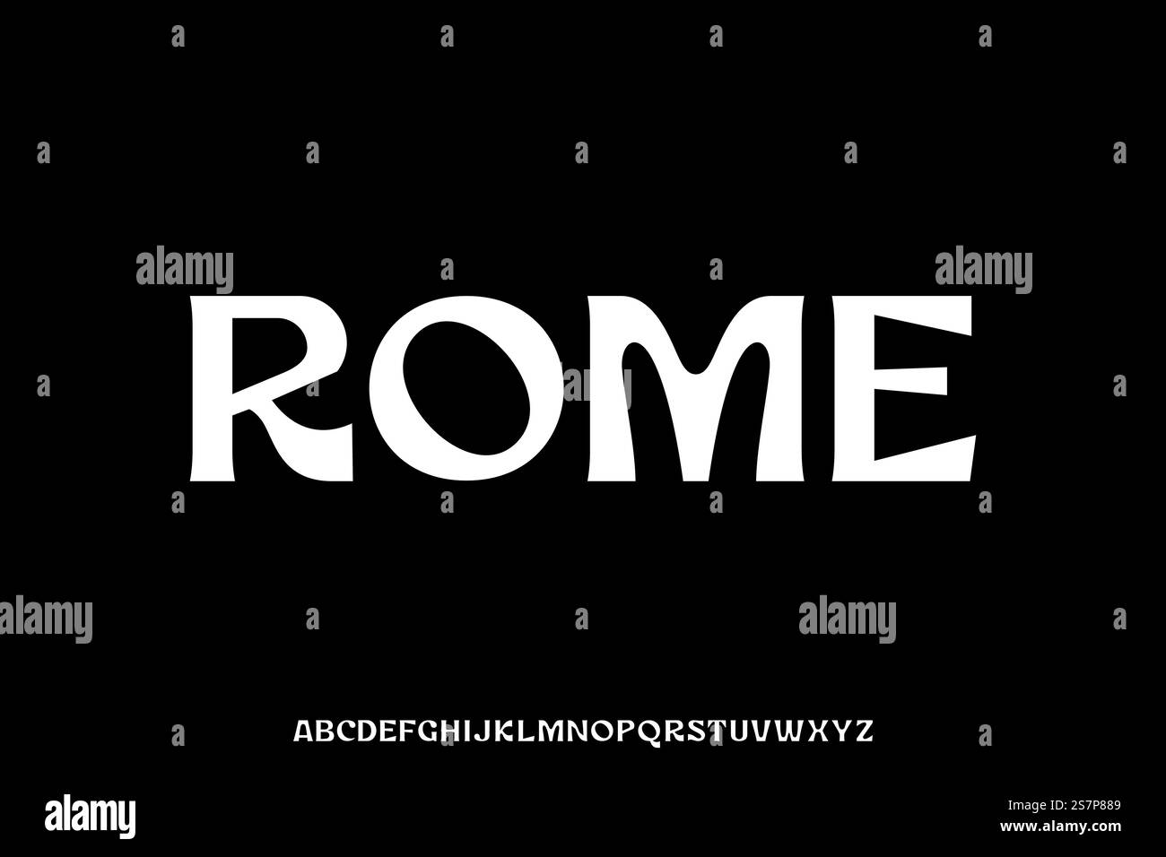 Elegant and unique serif display font vector Stock Vector Image & Art - Alamy