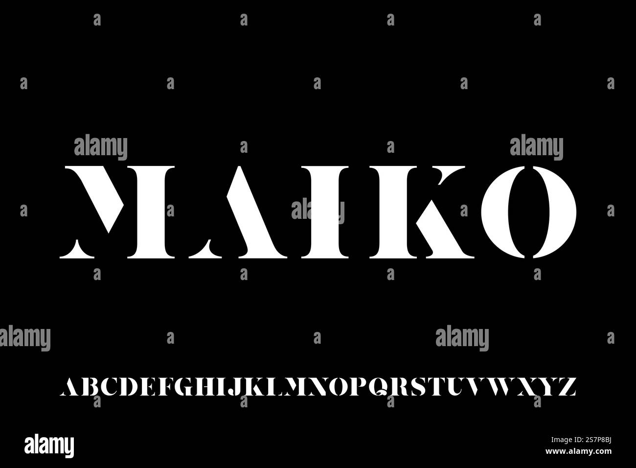 Abstract elegant luxury typeface design vector Stock Vector Image & Art ...