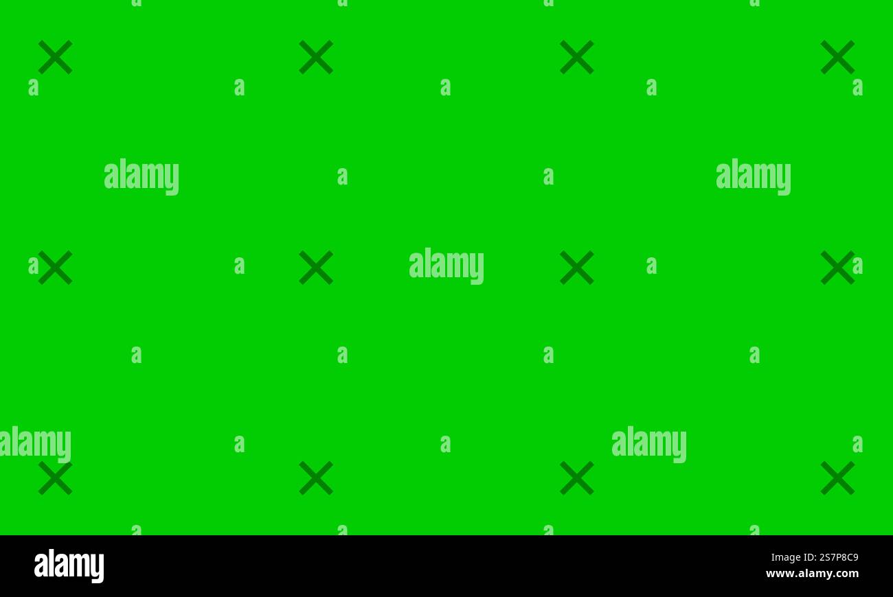 Green screen chroma key background with tracking markers, vector ...