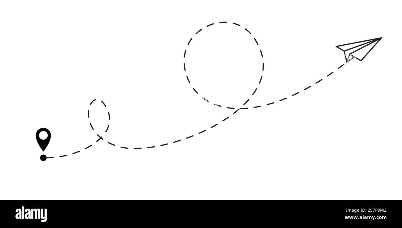 Flight route map hi-res stock photography and images - Alamy
